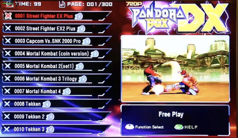 Pandora's box DX officiel version family 3000 in 1 | Arcade Power Game
