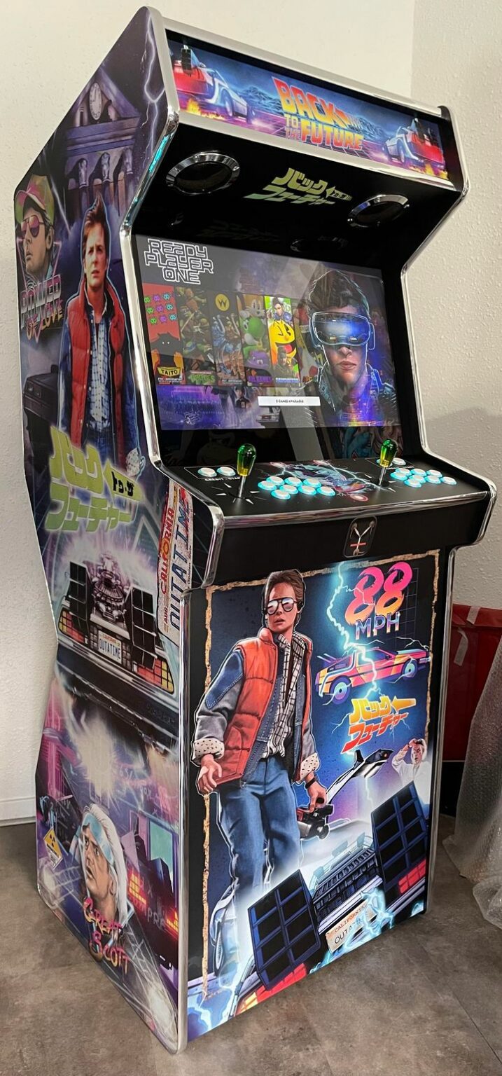 Borne arcade Back to the futur V2 | Raspberry Pi 5| Pc